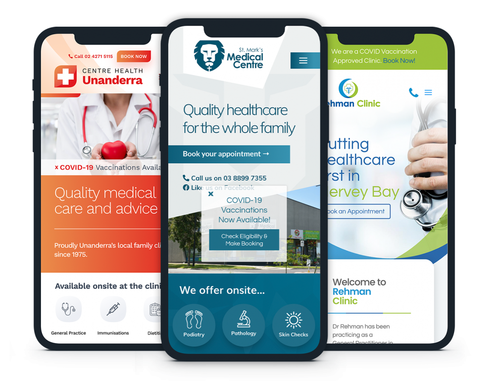 Website Development for Medical Centres & Healthcare